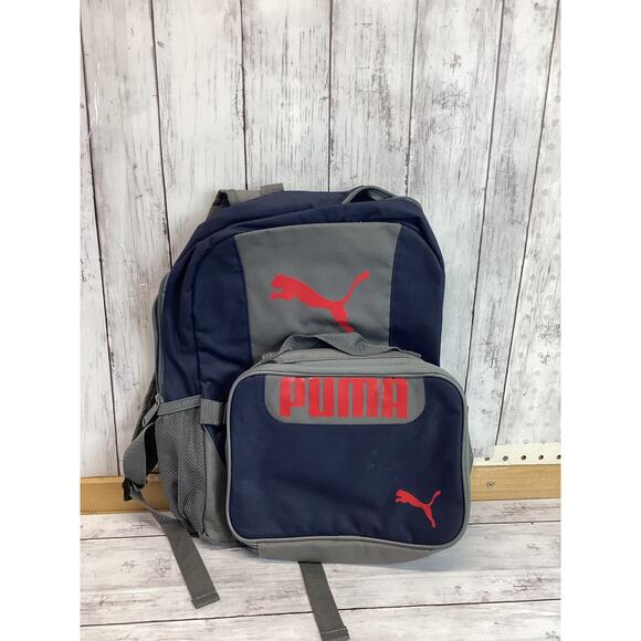 Puma | Accessories | Puma Dou Combo Backpack Black Grey Padded Twoway ...